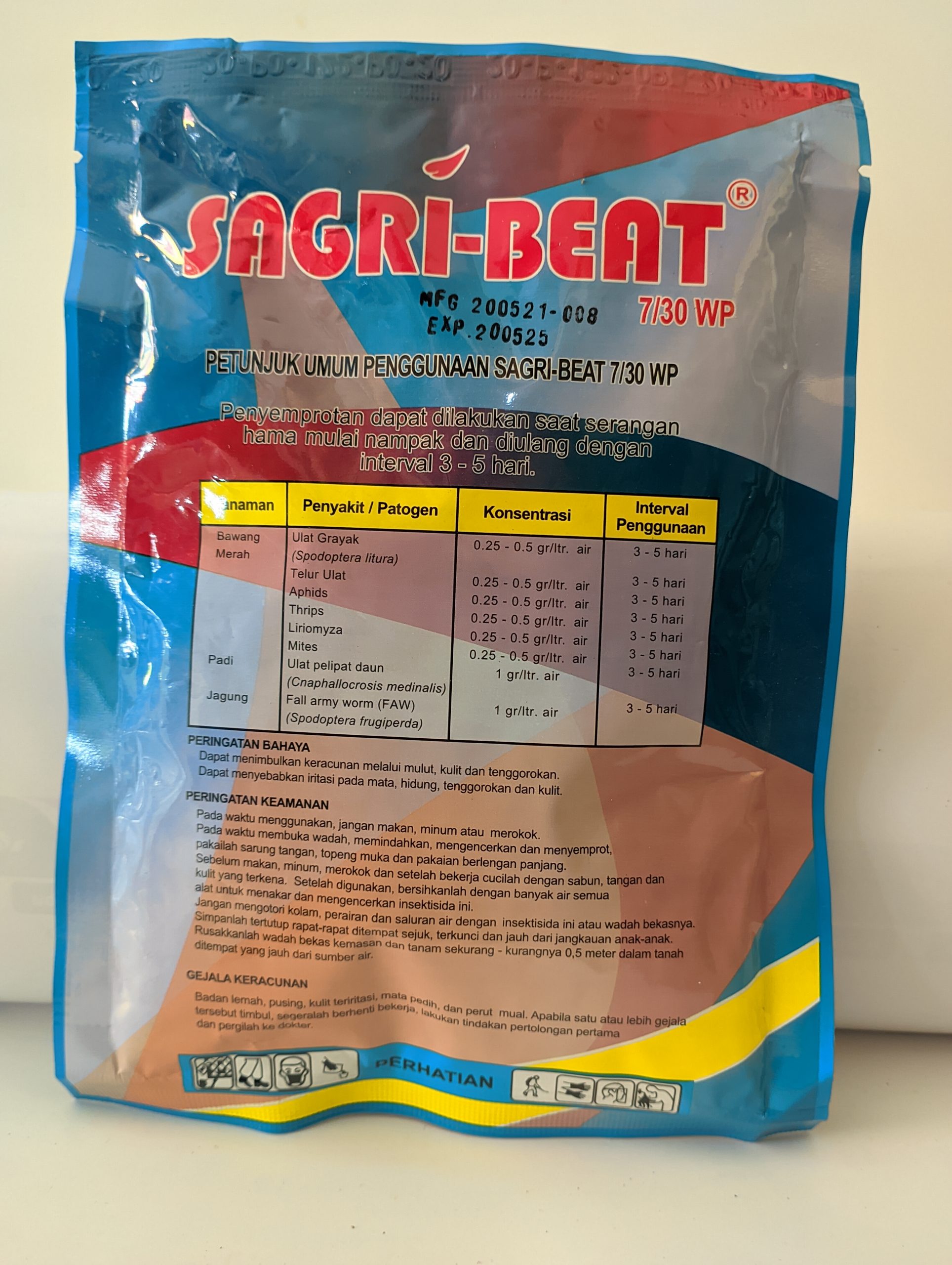 agrosae › SAGRI BEAT 7/30 WP Insektisida Kontak Sistemik